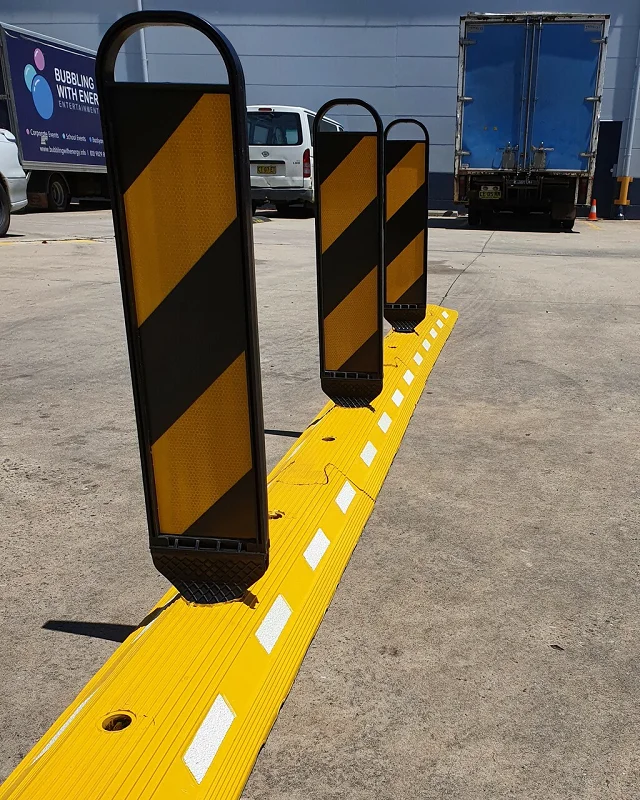Driveway Isolation Reflective Warning Delineator Vertical Panel Rubber ...