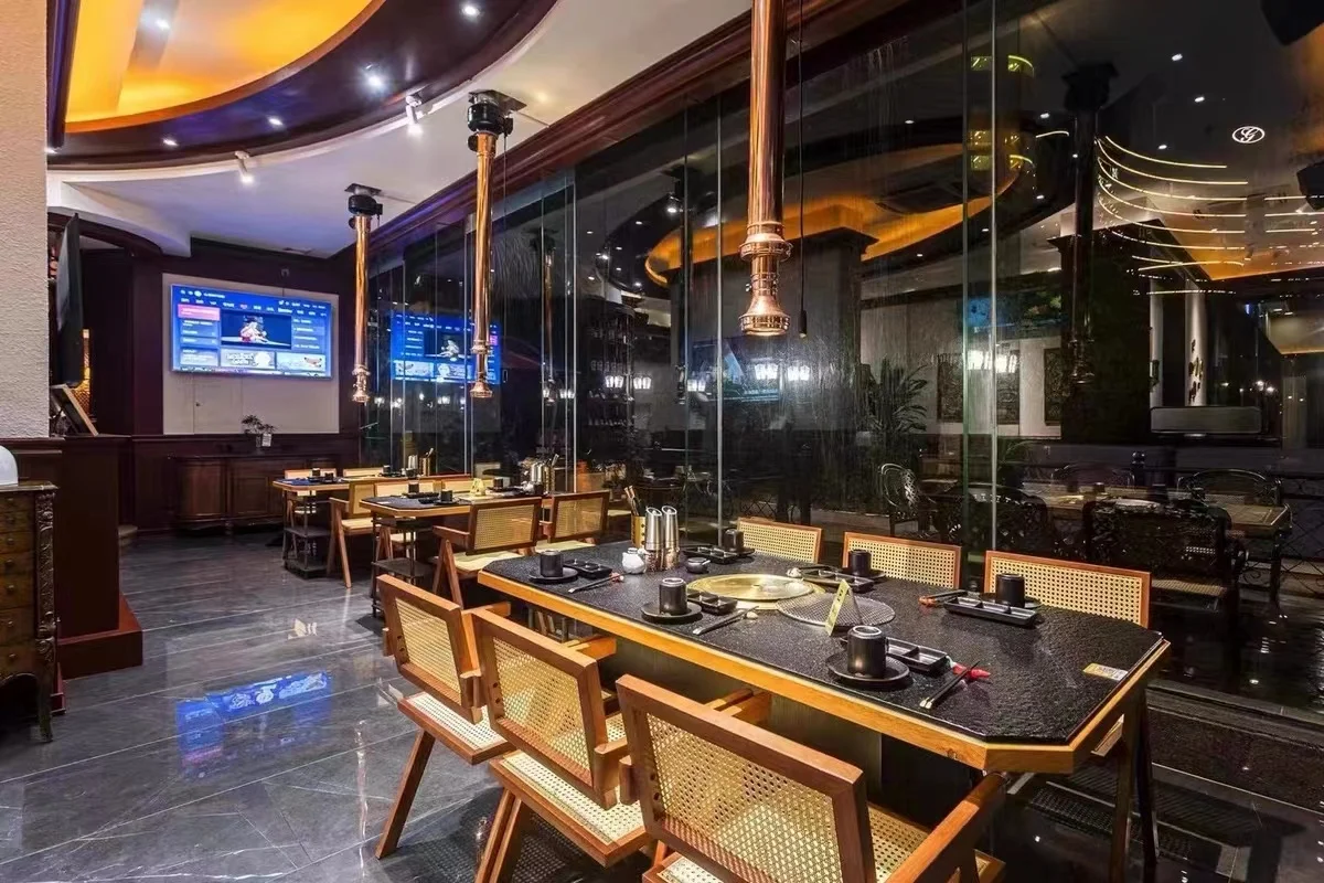 Korean Stainless Steel Telescopic Barbecue Smoke Exhaust Pipe