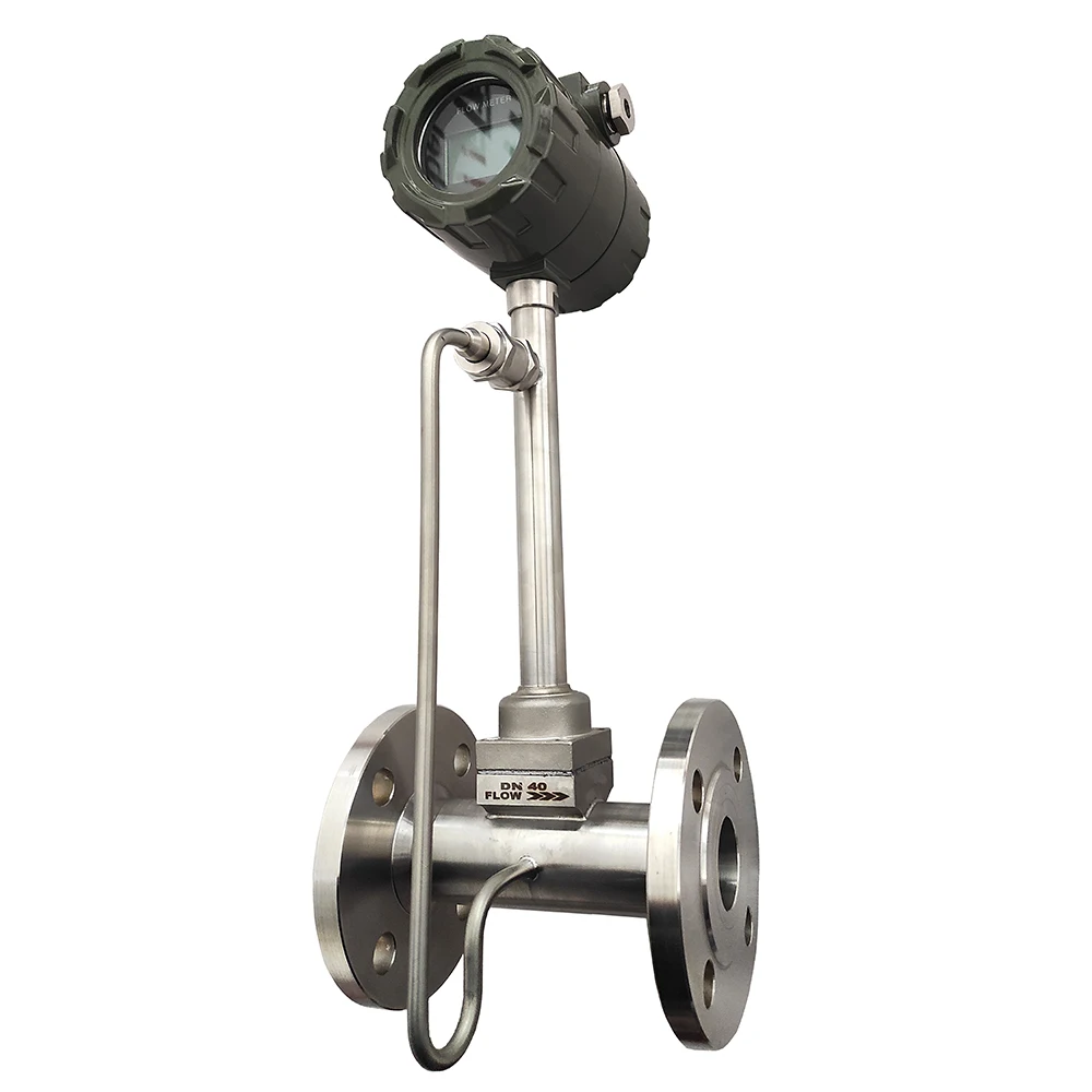 Steam,Gas,Sensor Cable Water Flow Meter /vortex Flow Mete/ Intelligent Vortex Flowmeter Steam ...