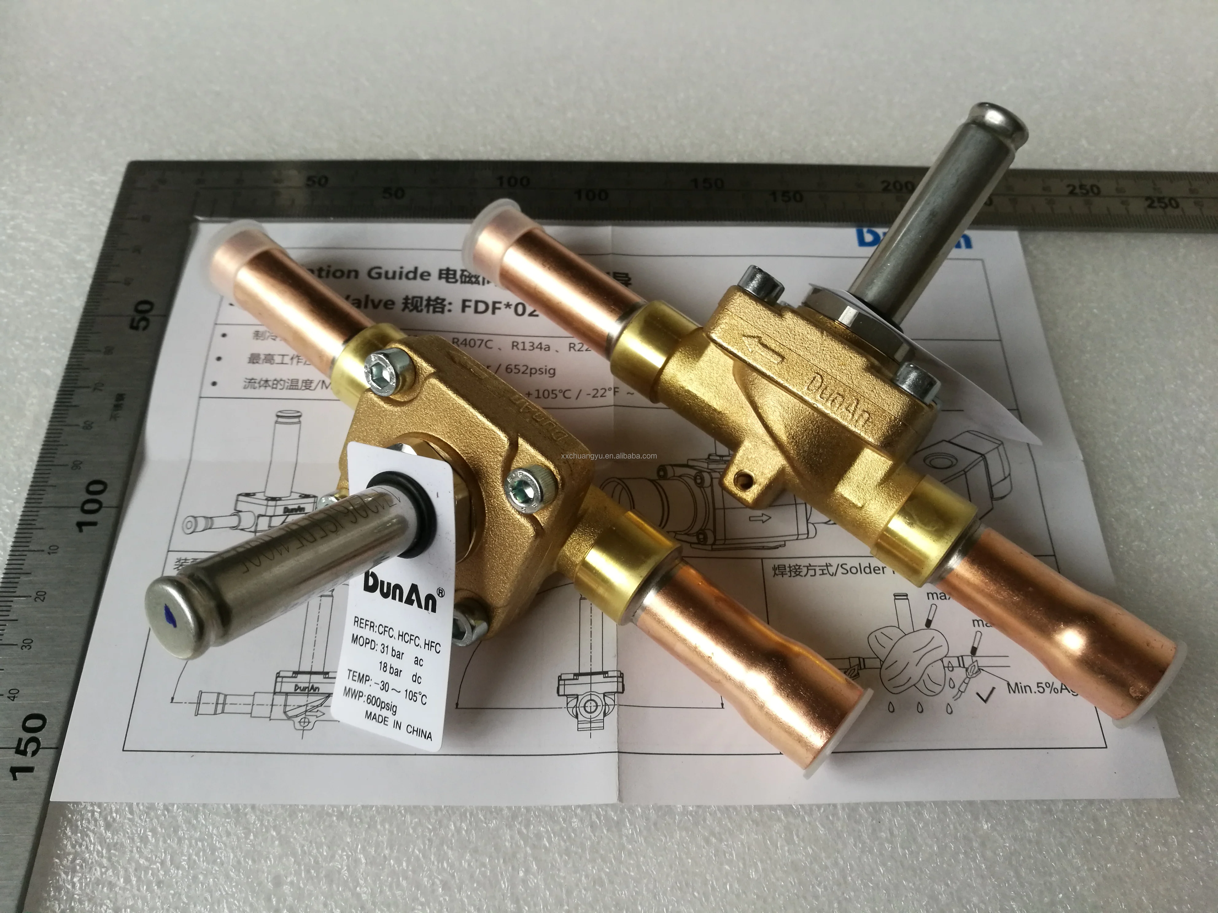 TRANE Refrigeration Compressor Chiller Parts VAL08357 Solenoid Valve