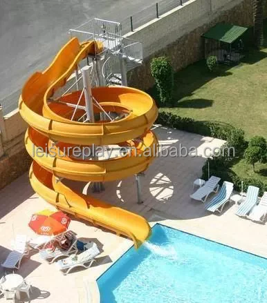 Large Spiral Water Slide - Durable & Fun for All Ages