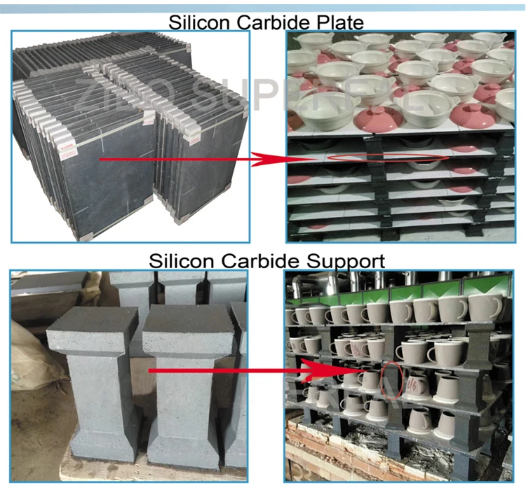 Silicon Carbide (sic) Refractory Plate with Four Slots