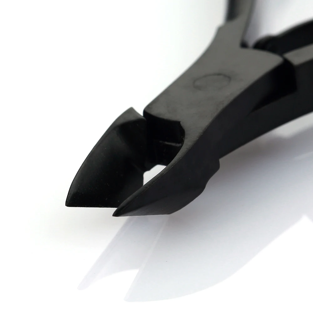 All Black Diagonal Mouth Thick Toe Nail Cutter Slant Edge Tip Nail ...