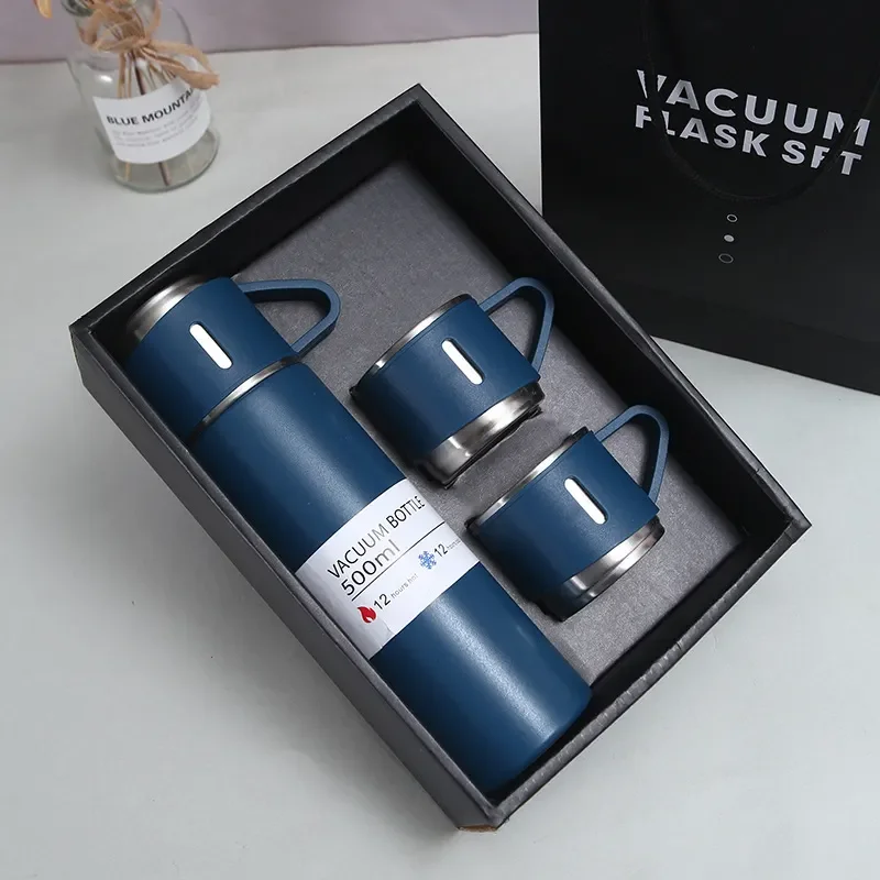 Stainless Steel Termo Trio Of Water Bottles Thermos Vacuum Flask Flask ...
