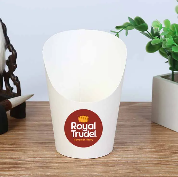 Disposable Brown Kraft Paper Food Containers French Fry Holder,French ...