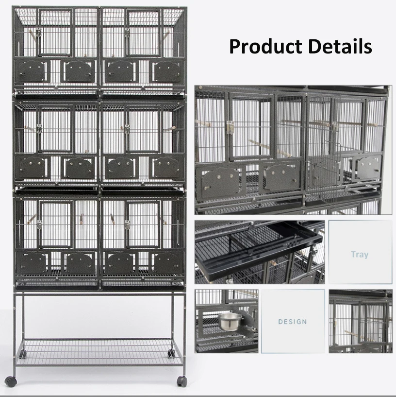 Triple Stackers Heavy Duty Bird Cages - Durable & Versatile