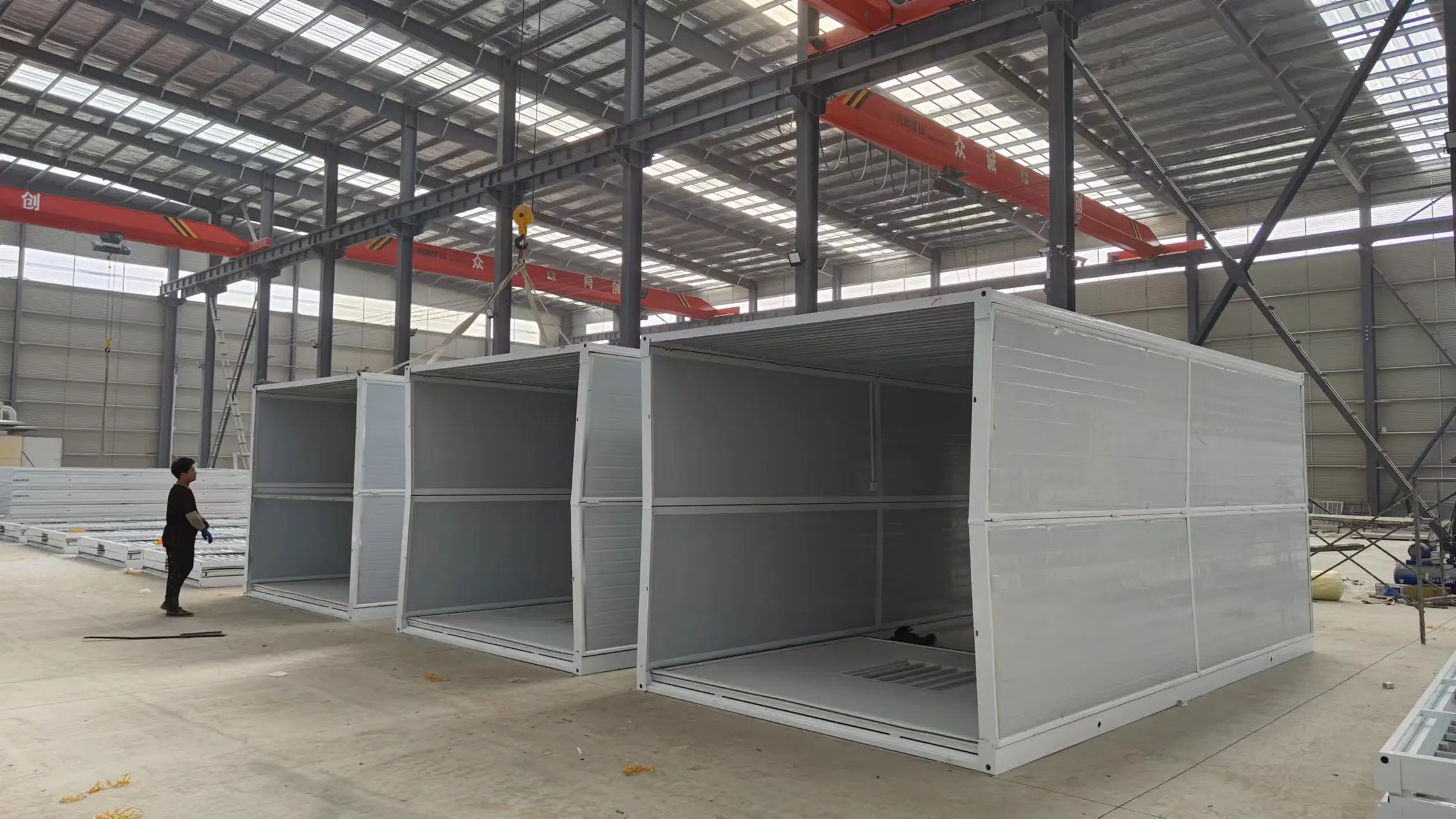 Warehouse Steel Structure Container House Prefab Prefab Office Building ...