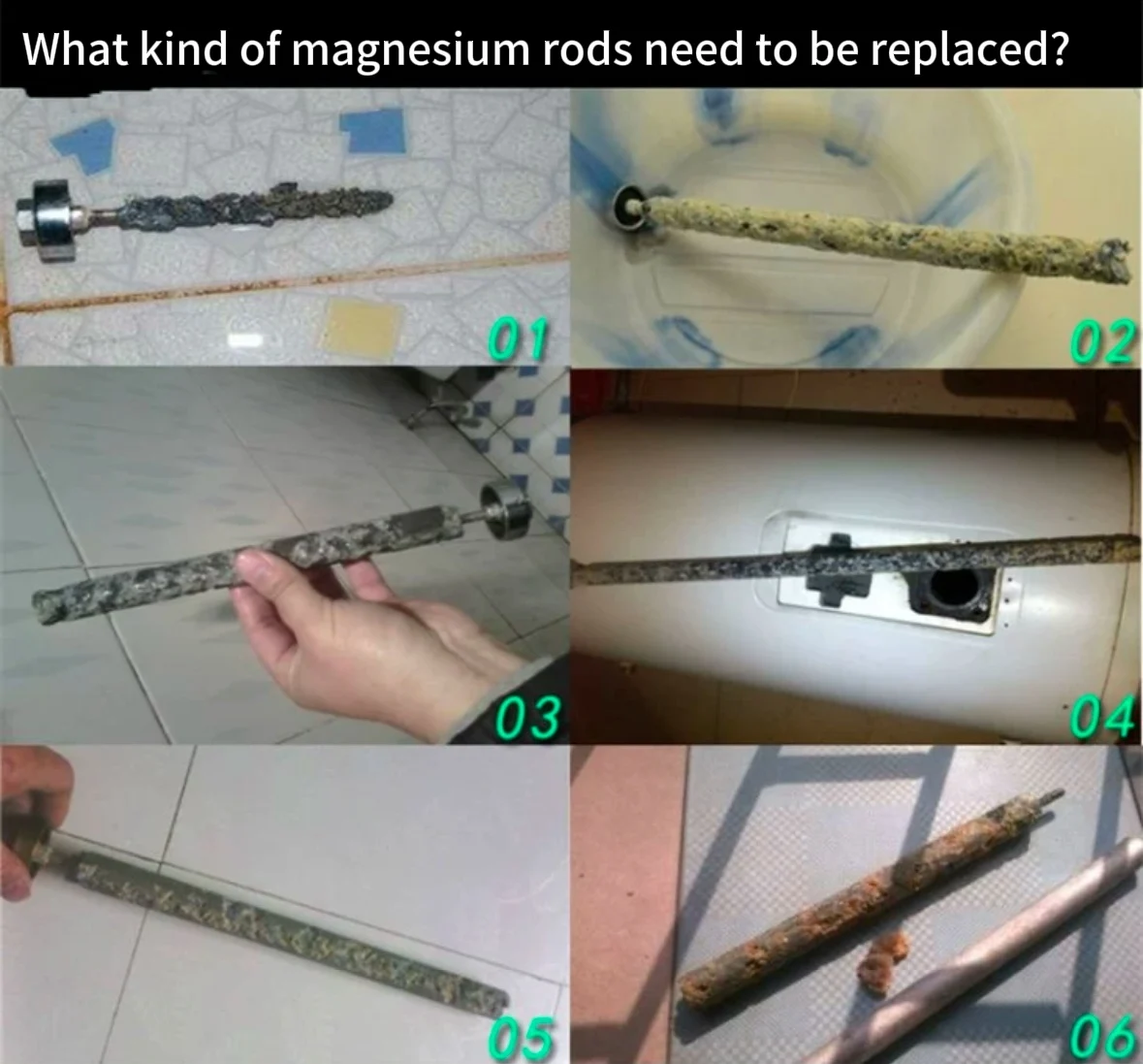 Customized AZ31 Magnesium Anode Rods with Smooth Surface Polished ...
