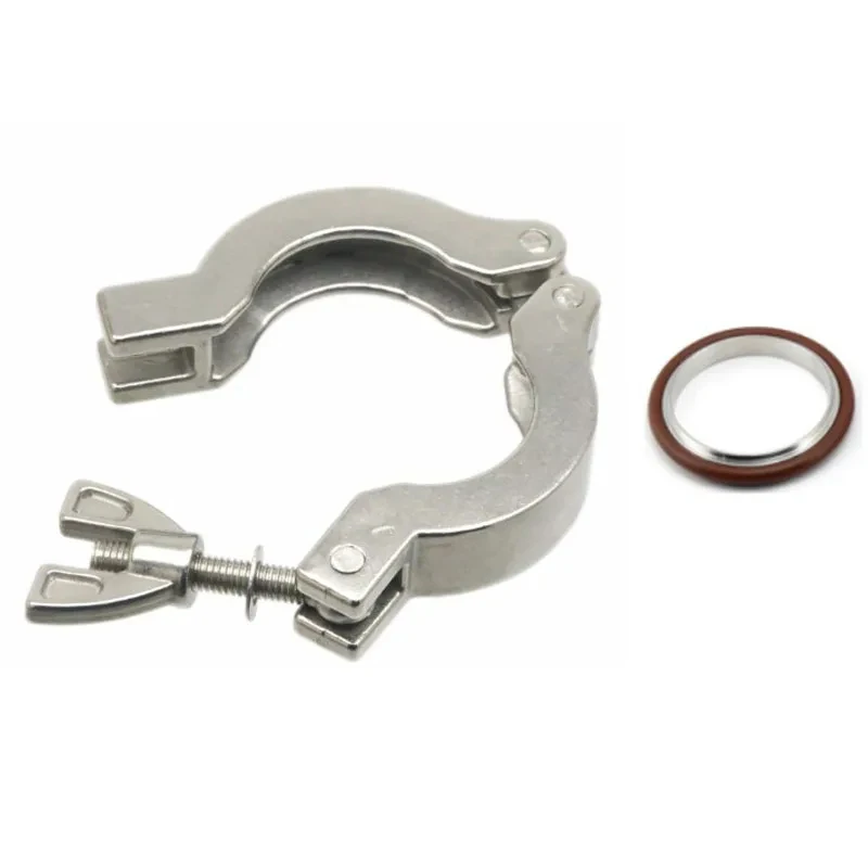 Stainless Steel Tri Clamp Vacuum Hinge Wing-nut Clamp Fitting ...