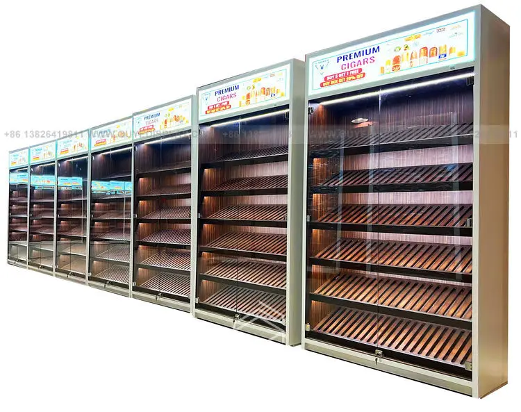 Wooden Cigarette and Cigars Rack - Factory Made Display