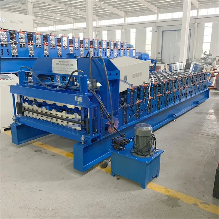 Corrugated Roofing Tile Fully Automatic Roof Sheet Corrugating and Wall ...