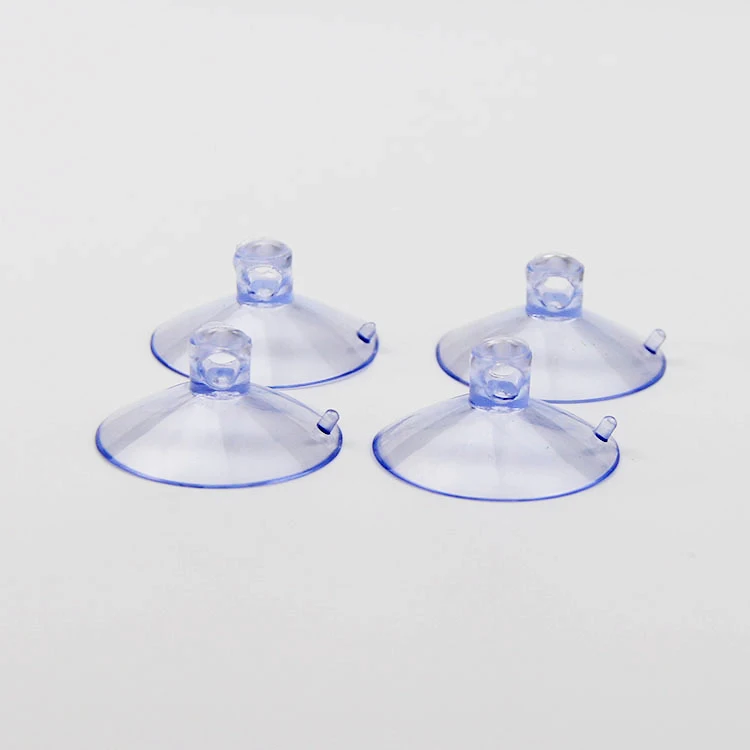 Clear Pvc Suction Cups With Holes For Glass & Wall Mount Applications - Oem