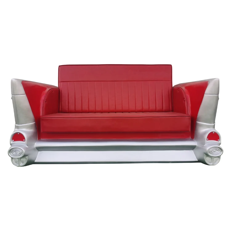 Vintage Classic Retro Cafe Car Diner Restaurant Booth Seating Furniture