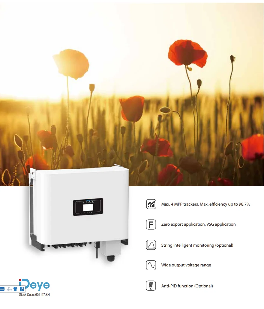 Deye on Grid Inverter - Efficient 70KW to 110KW Solar Power