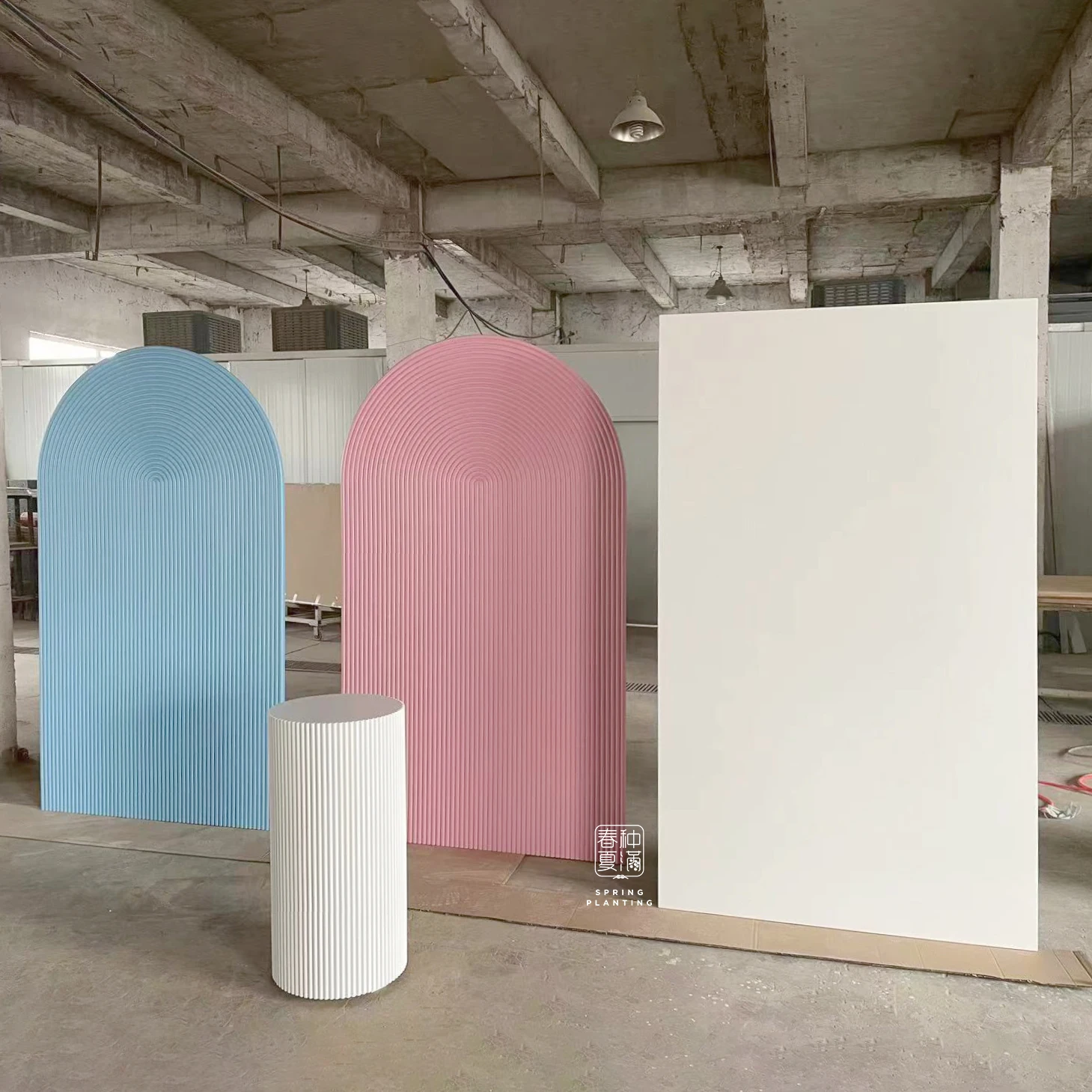 Pink Wedding Backdrops Stand Wedding Decor Party Decor Artificial ...