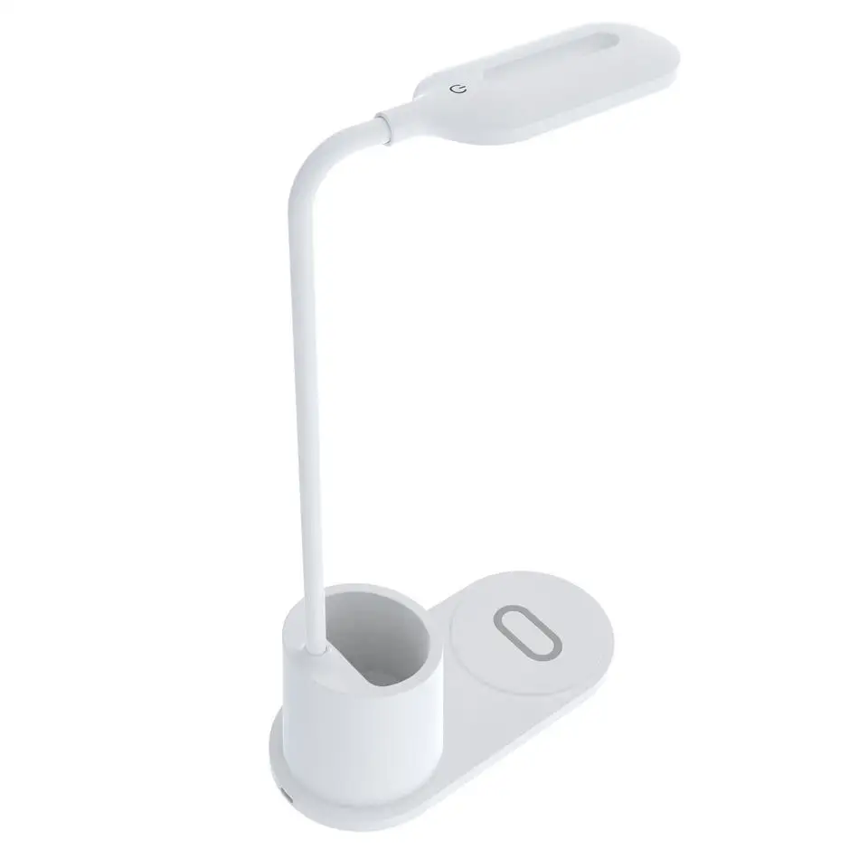 Desktop Multifunction Wireless Bedside Table Lamps 3 in 1 Pen Container ...