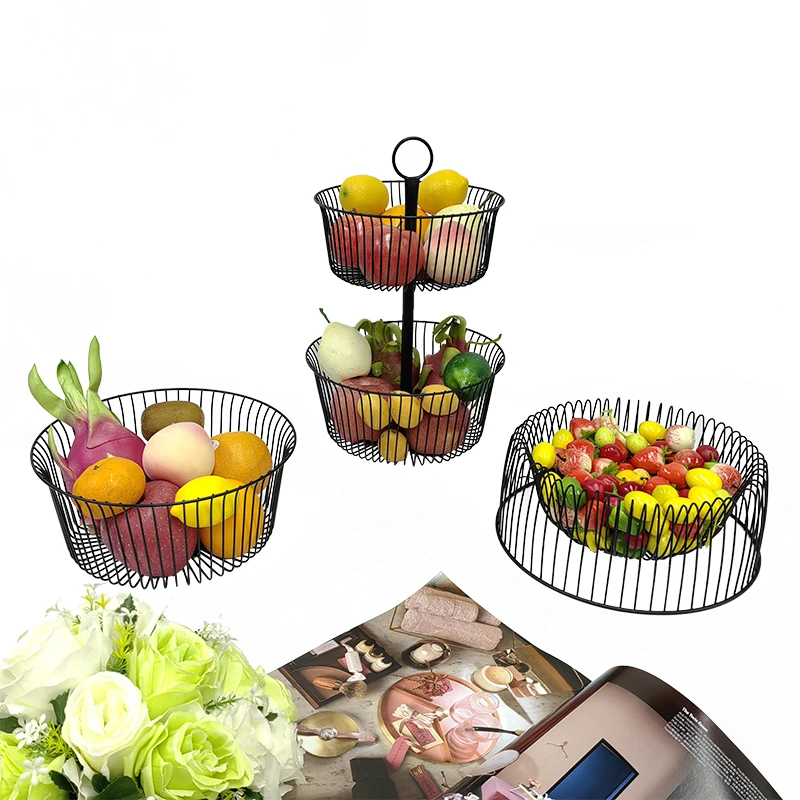 Gourmaid Kitchen Fruit And Vegetable Basket Kitchen Storage Racks ...