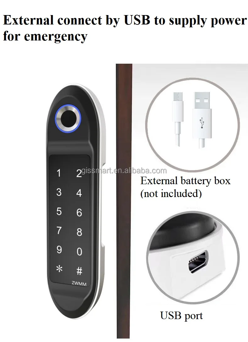 Gis Smart Factory Electronic Digital Biometric Smart Finger Print Lock ...