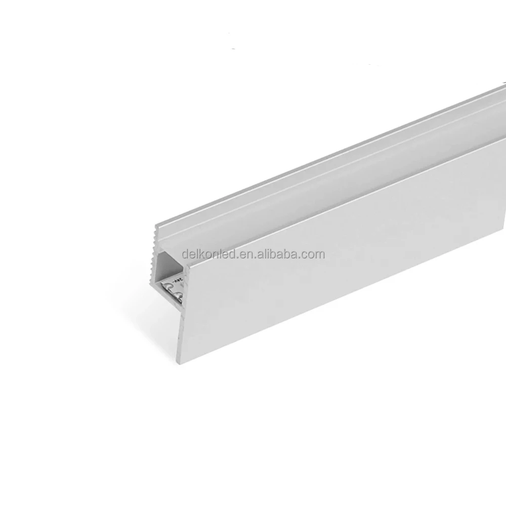 33*14mm Plaster In Led Aluminum Profile With Frame Tile Trim Led ...