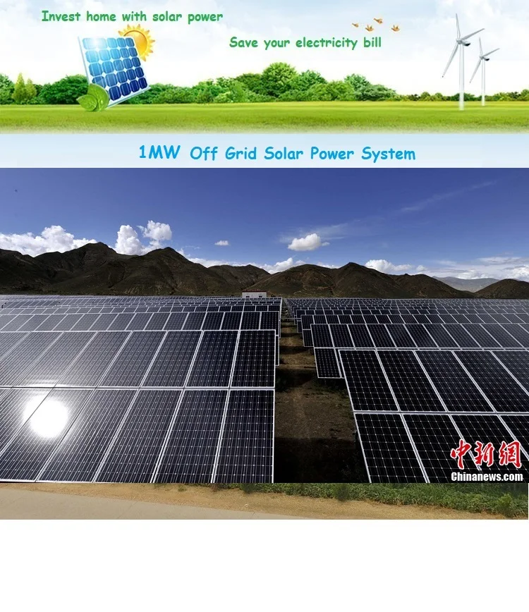 1MW off-Grid Solar Panel System - Reliable Power for 25 Years