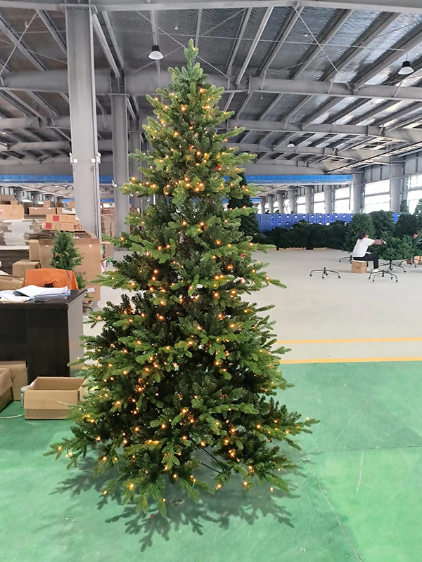 Longstar Hot Sale 210cm Pe Pvc Christmas Tree Luxury Warm Led Faux ...