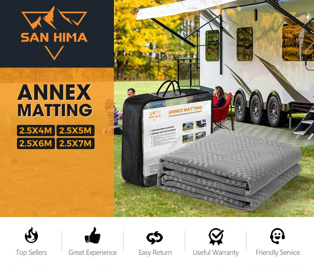 SAN HIMA Big Size Portable Foldable Caravan Annex Matting Picnic ...