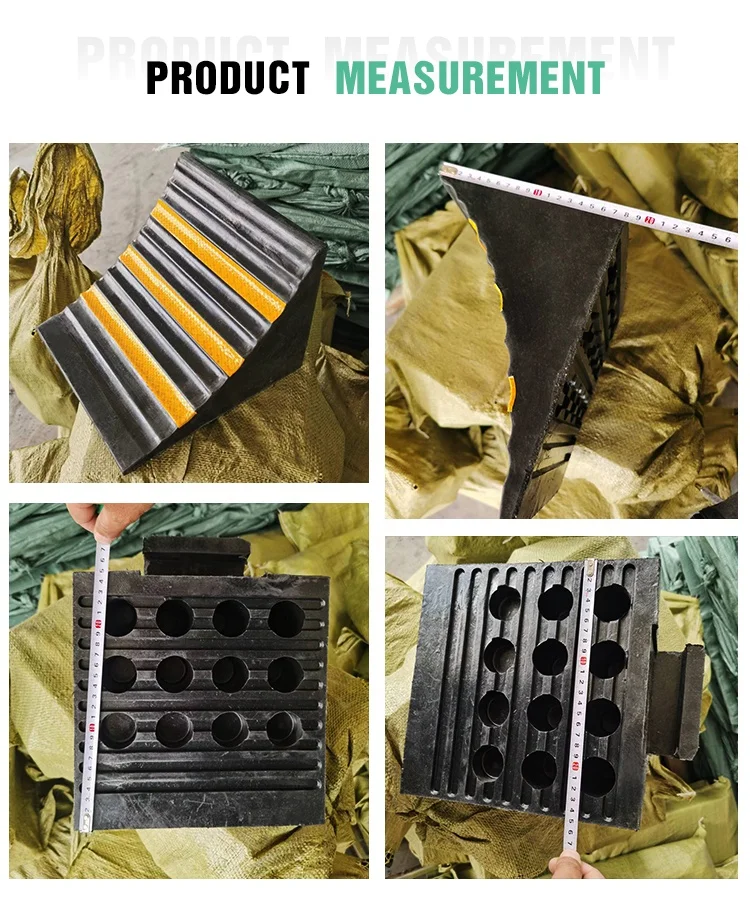 Heavy Duty Car Wedges - Reliable Rubber Wheel Chocks