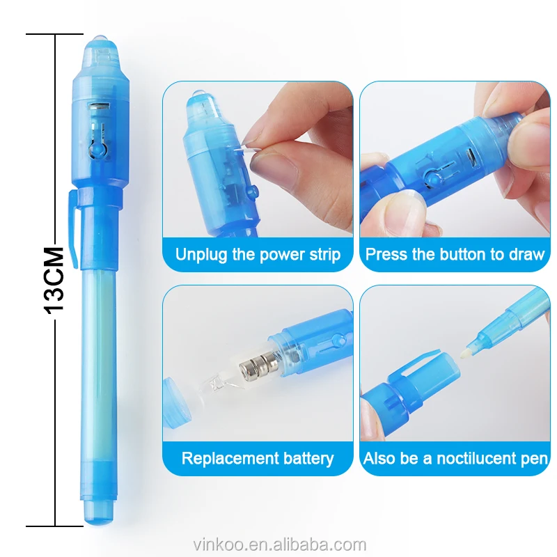 Fluorescent Light Writing Pad - Fun Kids Painting Board