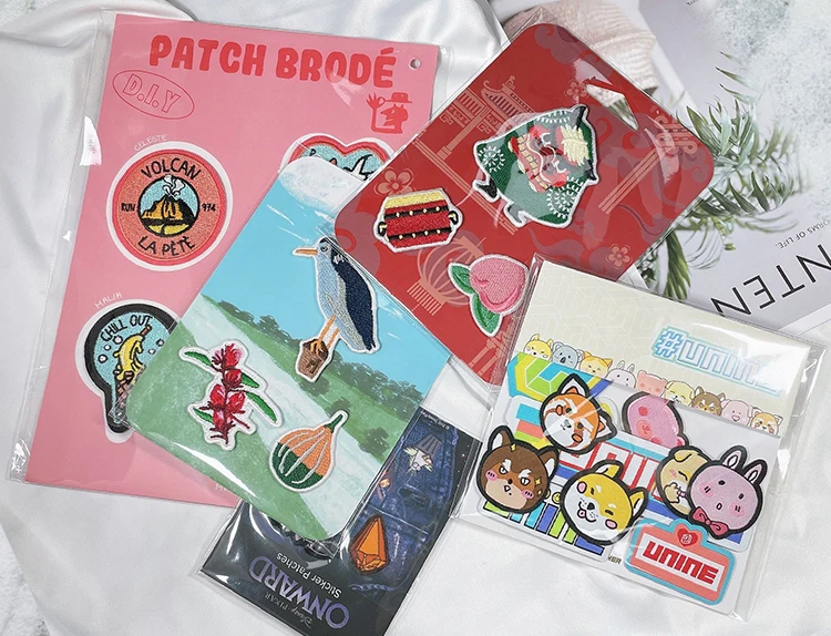 Custom Woven Patches Iron On Cartoon Sticker Patches Woven Anime Patch ...