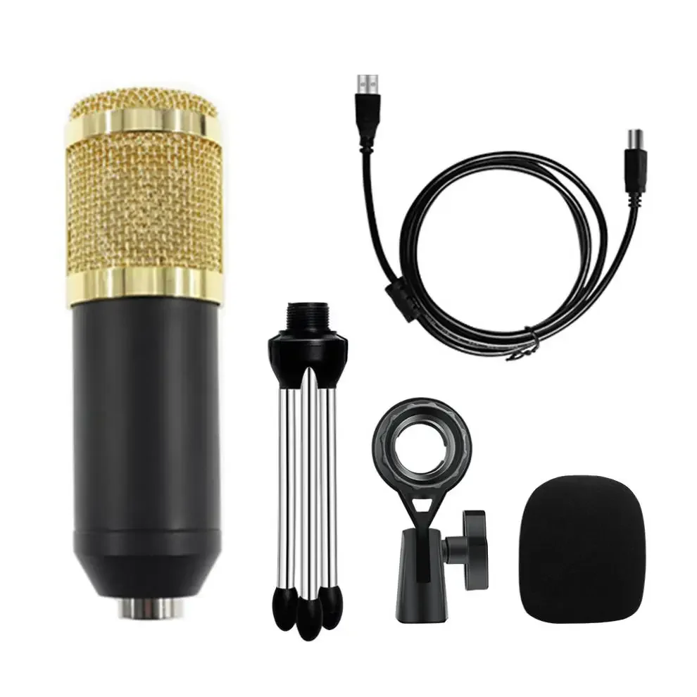 Bm 800 Usb Condenser Microphone 192khz / 24bit Microphone Kits For ...