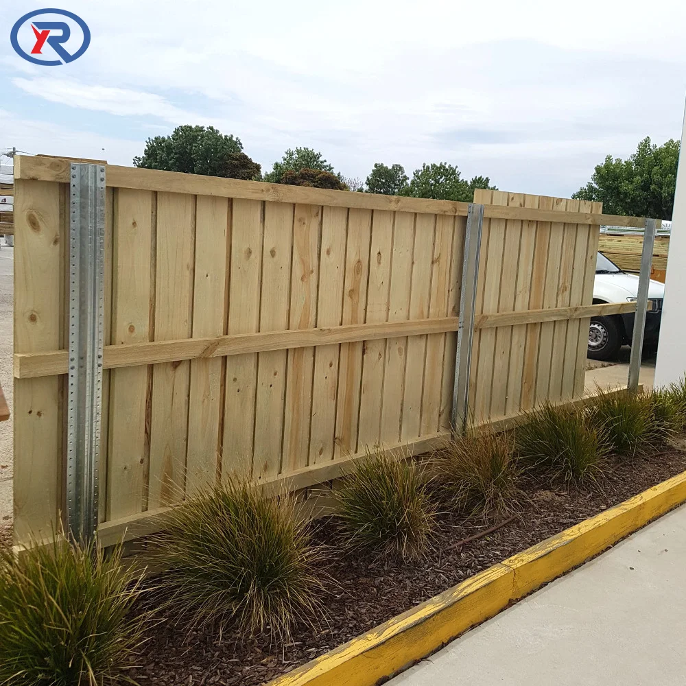 7.5ft Galvanized Metal Fence Post - Durable & Easy to Install