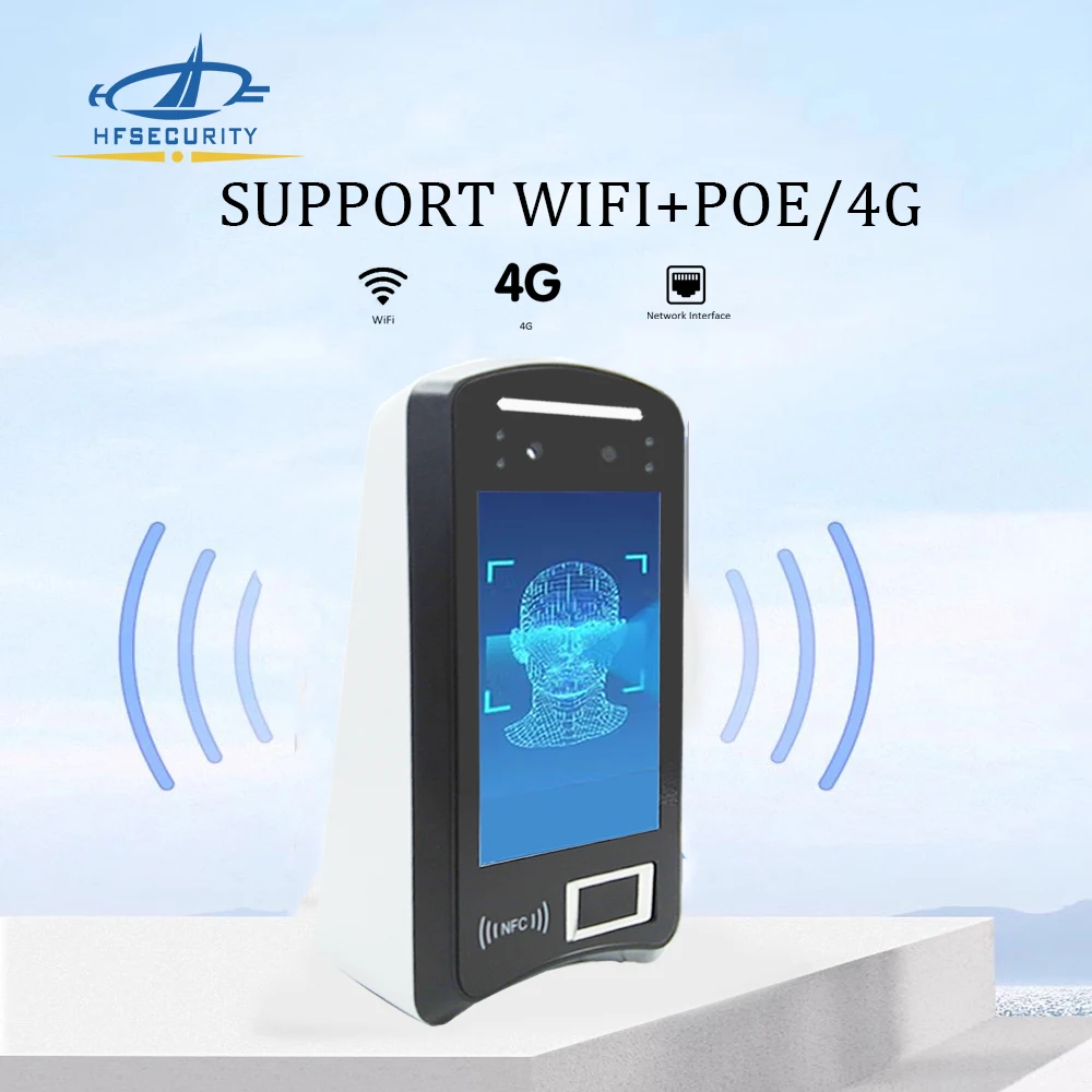 Hfsecurity Face Recognition Access Control Terminal With Nfc Qr Code Reader Hf-x05 - Buy Face ...