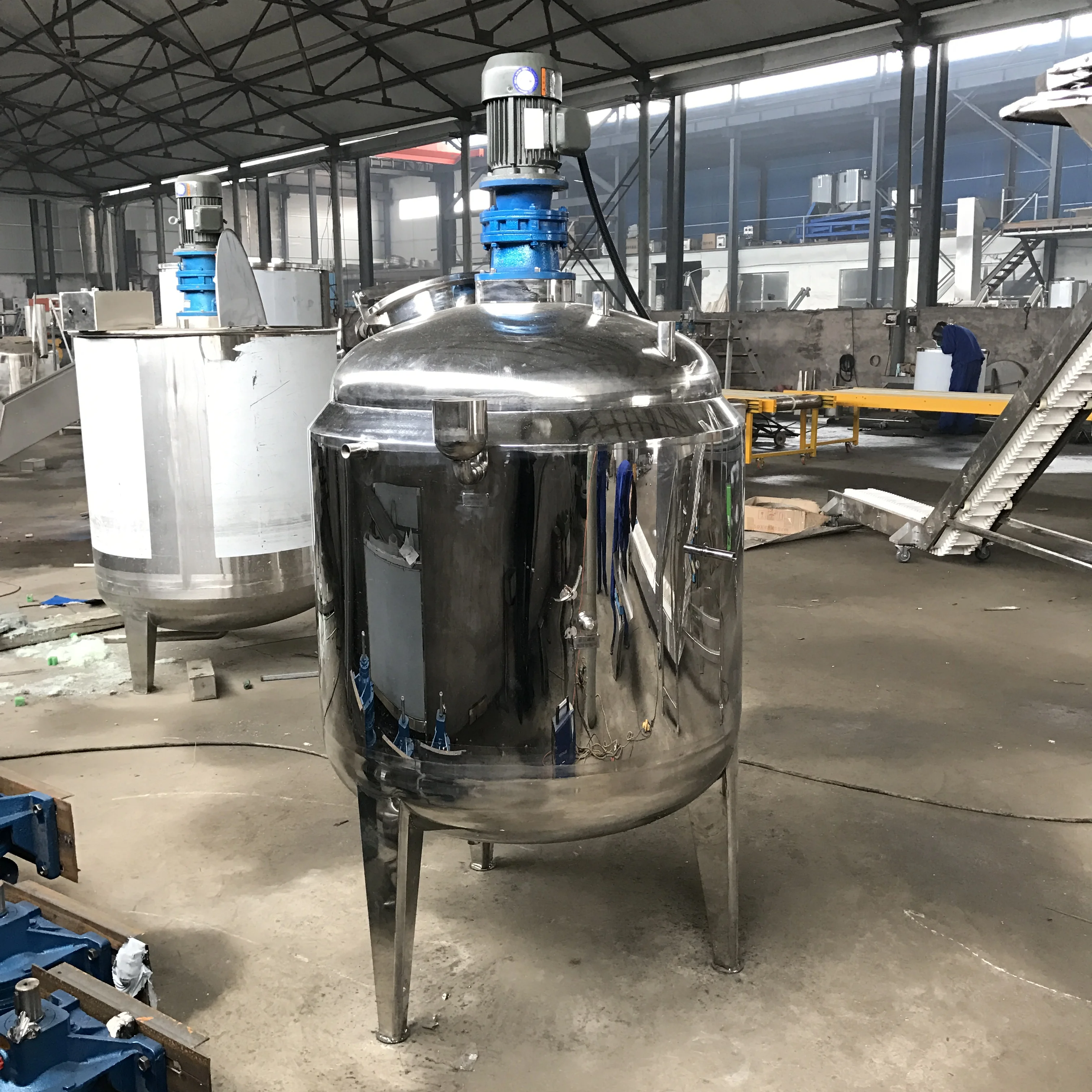 High Pressure Jacketed Stainless Steel Reactor 50l 100l 200l 5l 10l 20l ...