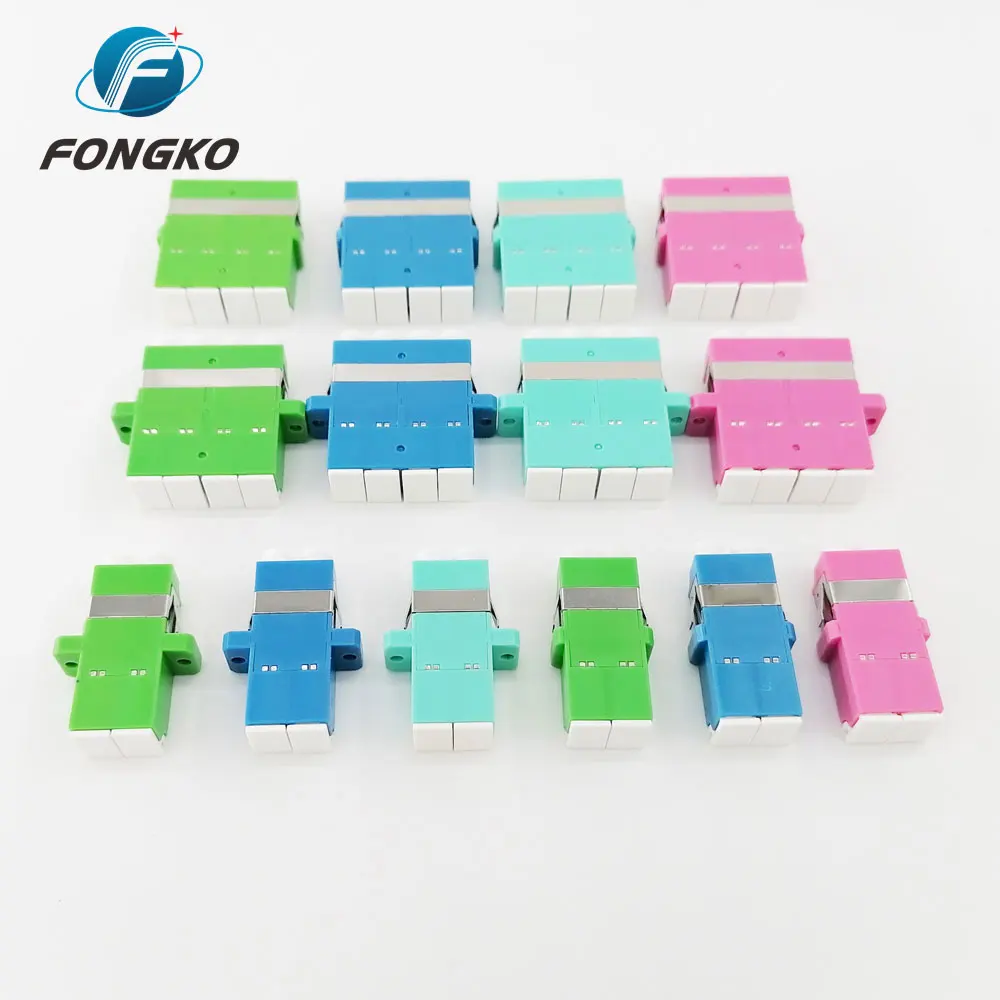 FONGKO LC OM4 MPO Male Adapter Built-in Metal Shrapnel Rose Adaptor ...