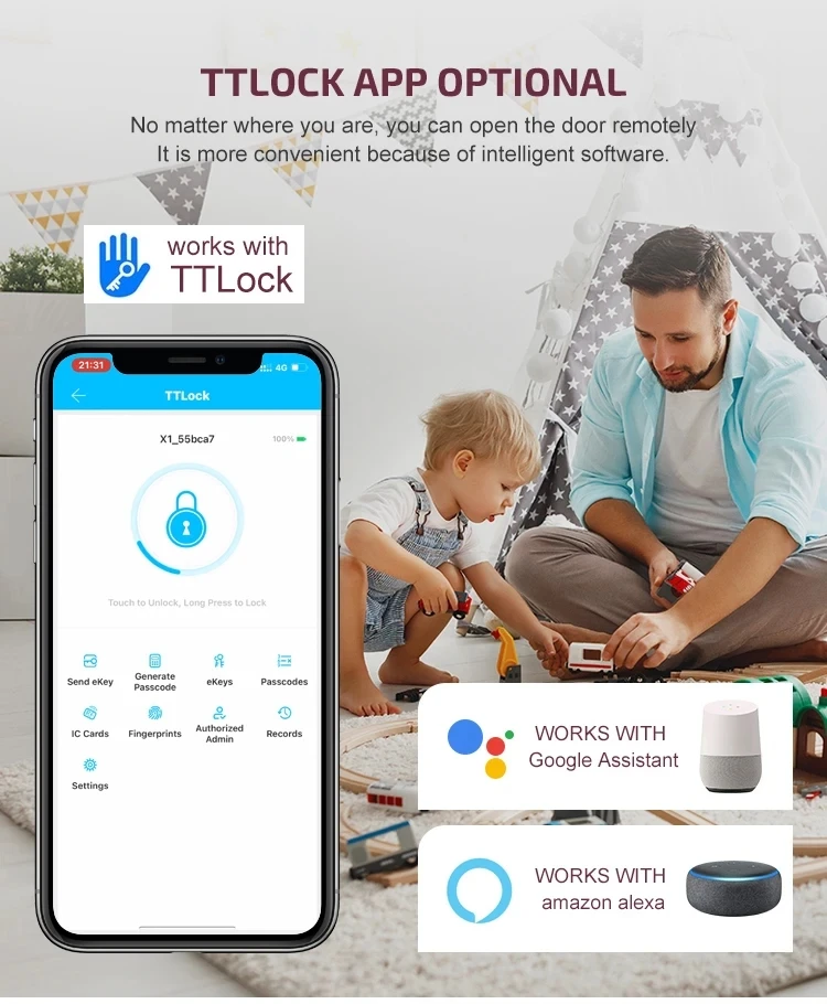 Aidmi Face Recognition Door Lock Automatic Locking With Face Scan ...