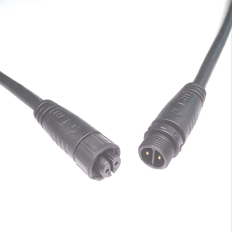 Jiahui Circular M12 Male Female Waterproof Ip67 2 3 4 Pin Led Strip ...