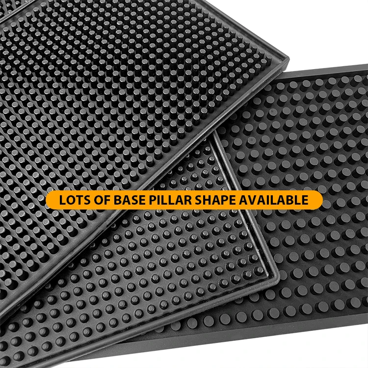 Counter Black Color Rubber Bar Spill Mat Silicone Bar Mat - Buy Rubber ...