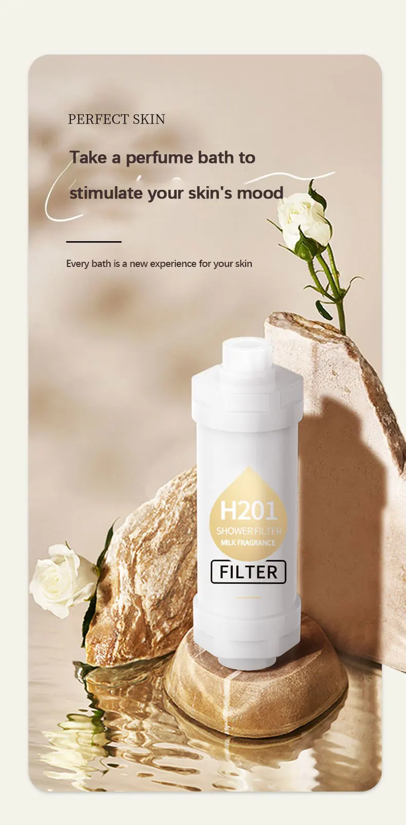 Multi-flavors Scented Shower Filter - Pure H2O Experience