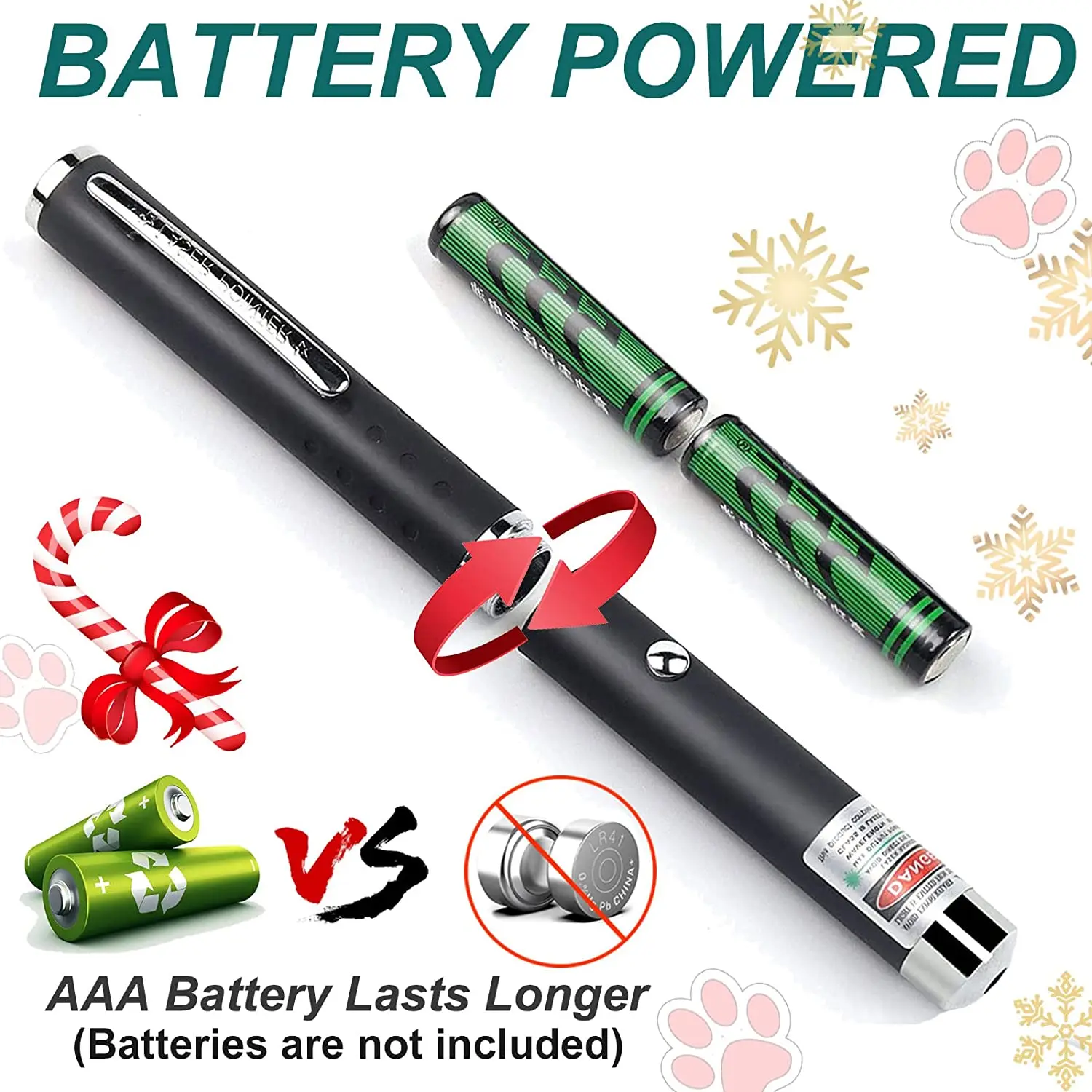 High Power Laser Light Pen Playing Training Chaser Interactive Cat Toys ...