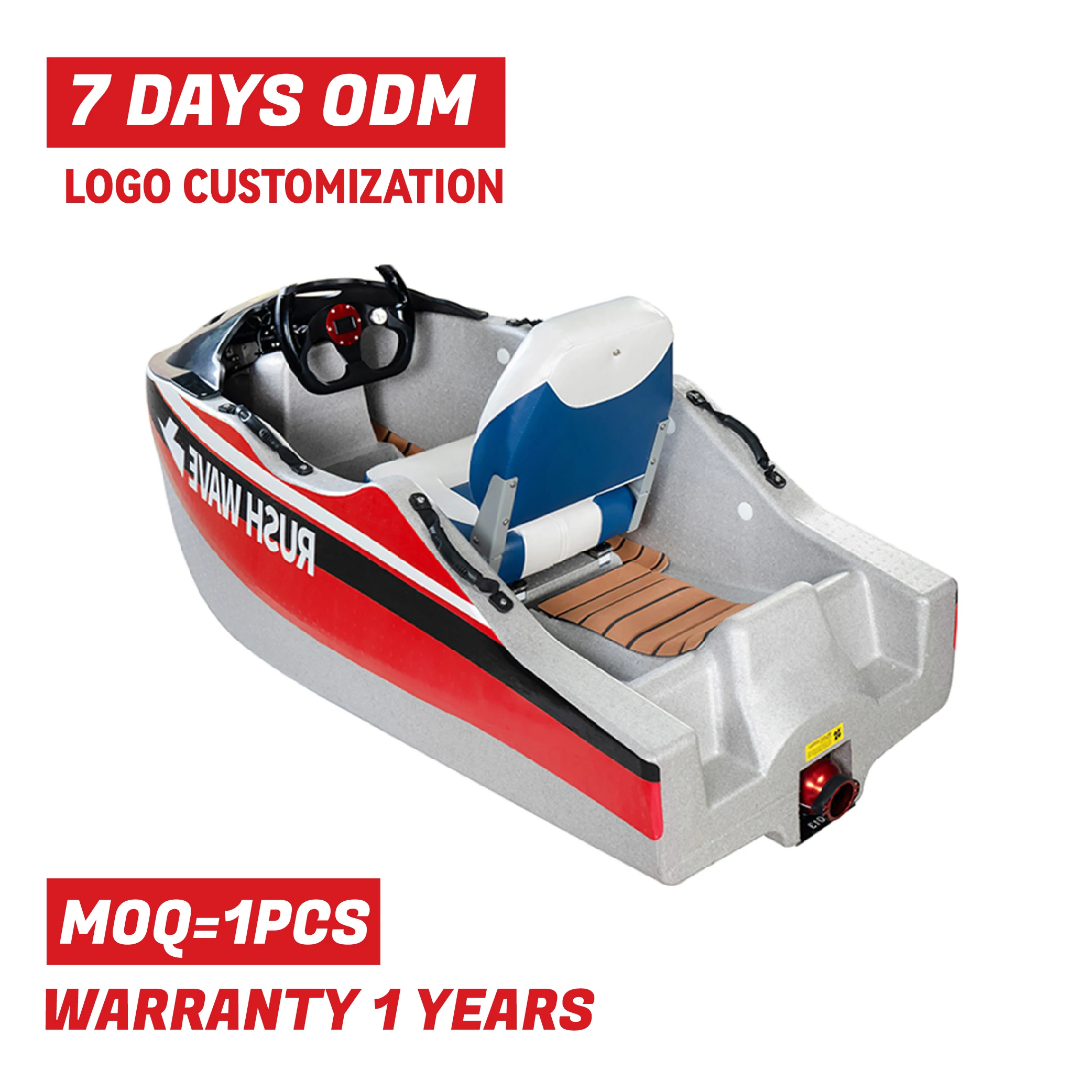 Wholesale 18KW Electric Fishing Boat Sea Kart for Adults