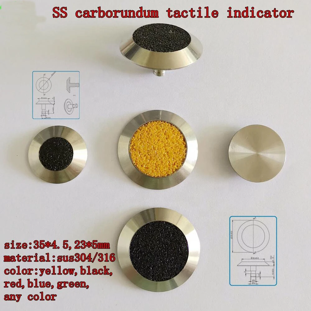 Stainless Steel Blind Tactile Indicator Screw Ceramic Tile Warning ...