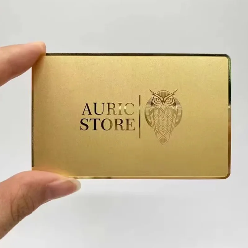 Custom NFC Blank Metal Business Cards - Luxury & Envy