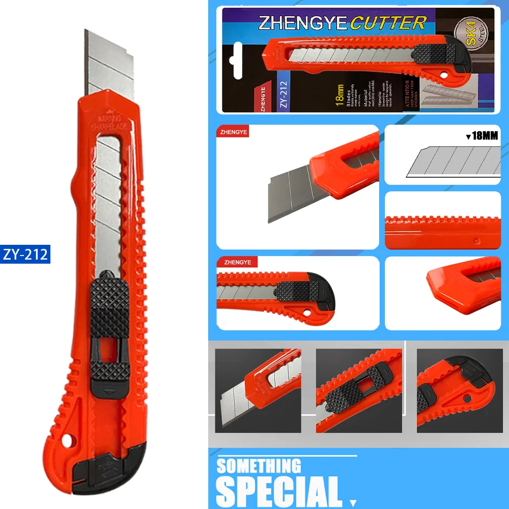 Multiple Models 9mm 18mm Snap Off Blade Box Cutter Aluminium Alloy ...