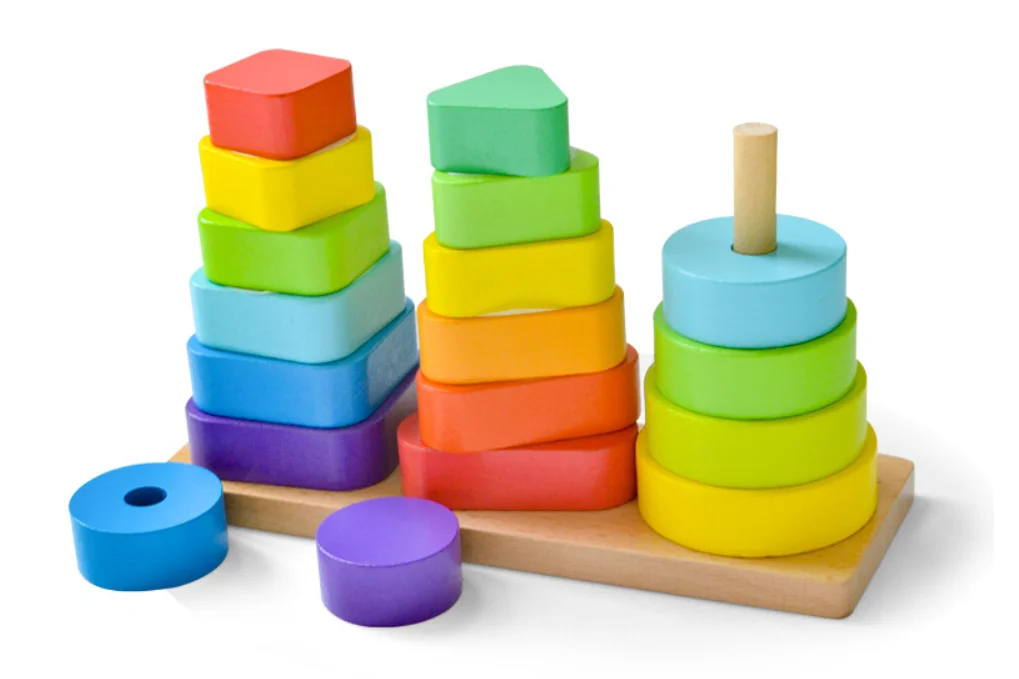 Educational Wooden Stack Toys for Kids - Fun & Learning