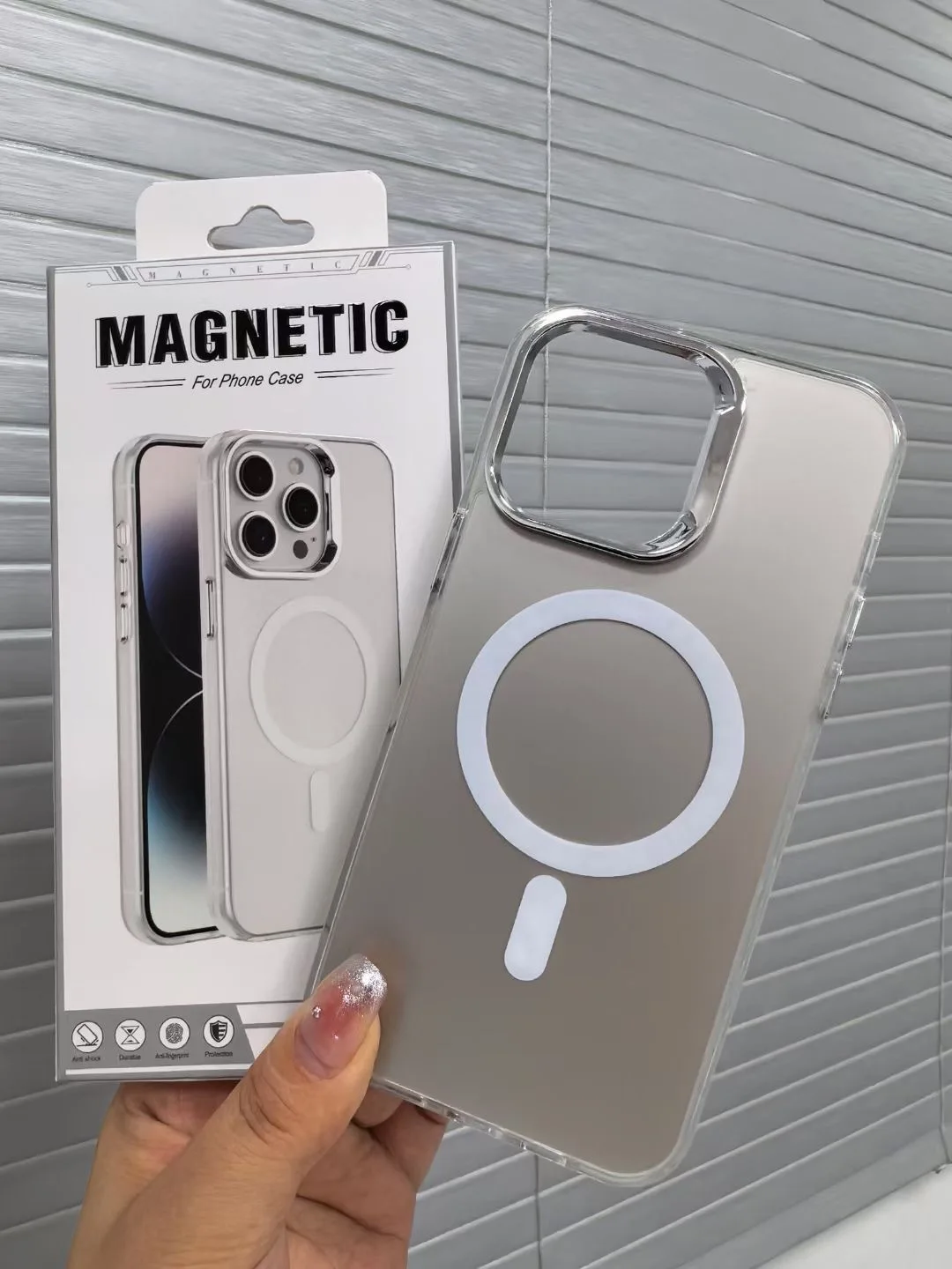 2025 New Arrival Colorful Plating IMD Magnetic Cell Phone Case Housing ...