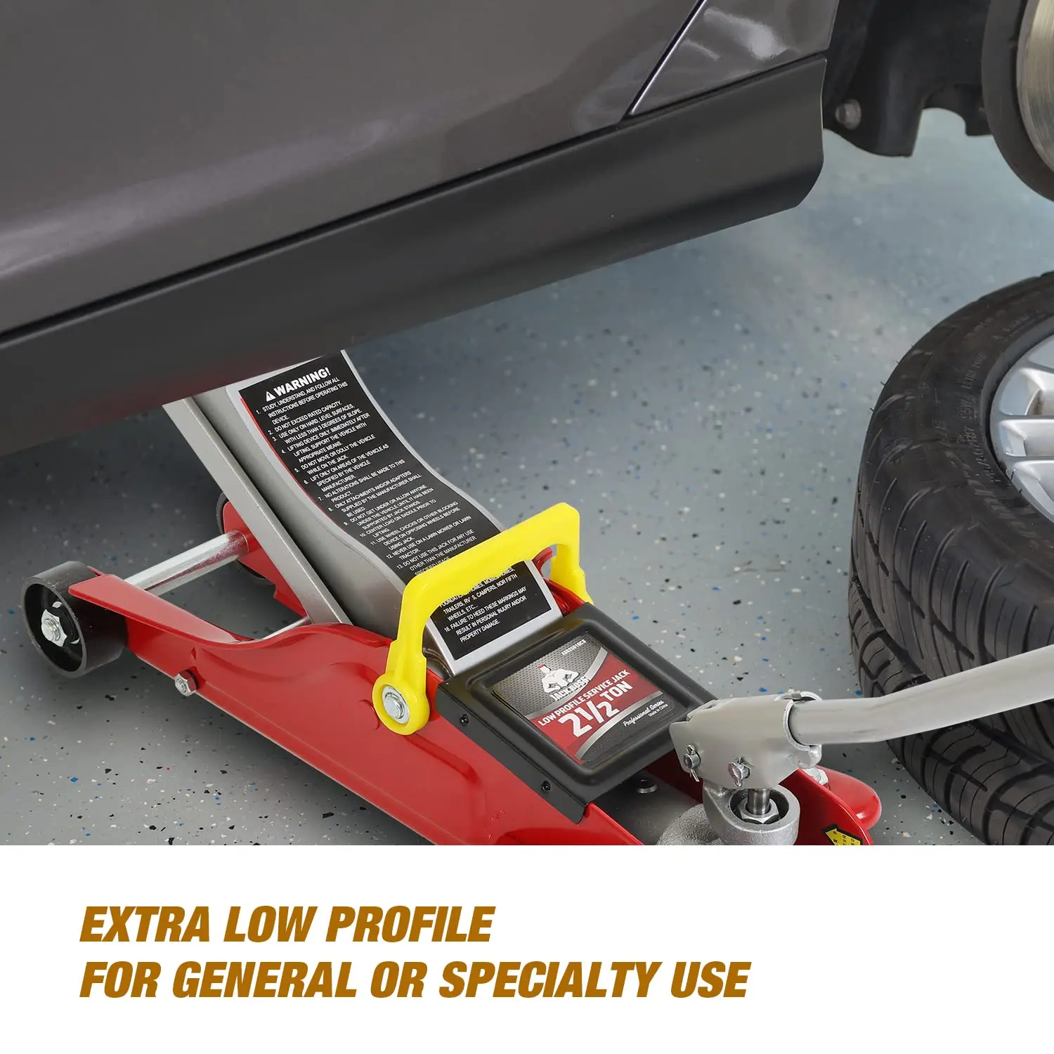 3Ton Auto Repair Hydraulic Trolley Jack Low Profile Horizontal Floor ...
