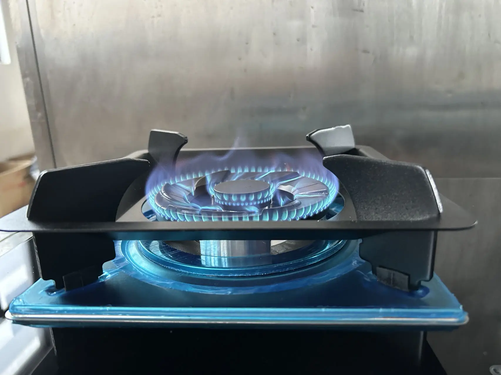 Bsd 2 Burner Stove Brass Burner Glass Panel Built-in Gas Cooker(hot ...