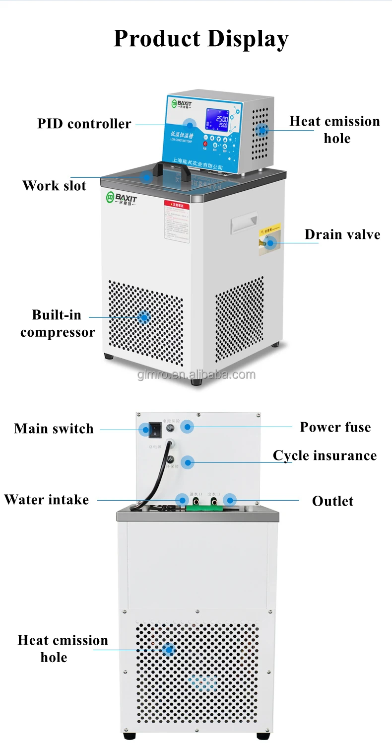 -20~100c Refrigerated Thermostatic Bath And Heating Circulator Water Bath Dc-2006 - Buy Low ...