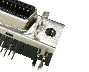 Mini D Ribbon MDR Connector - 68pin SCSI Right Angle PCB