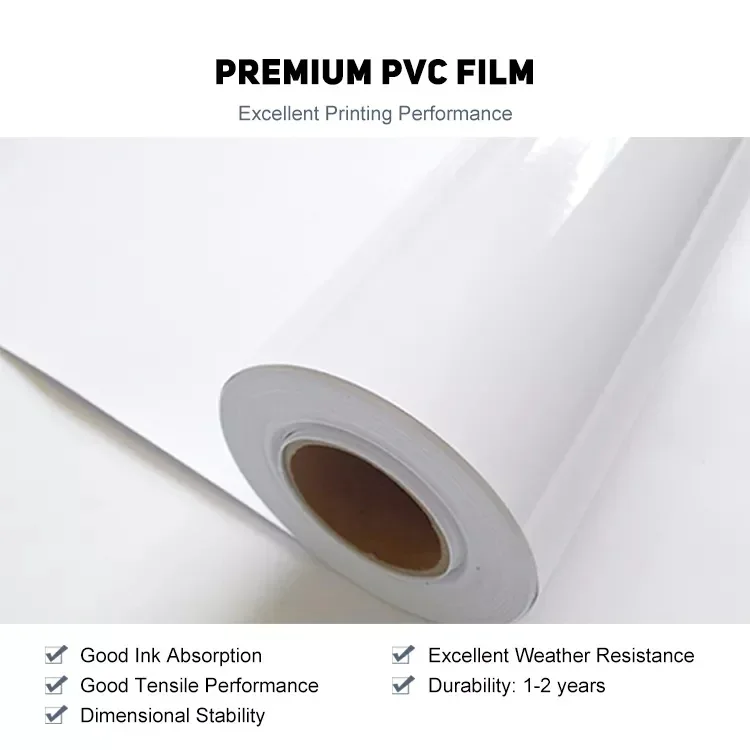 130 Mic Printable Vinyl Self Adhesive Glossy Matt Pvc For Bus ...